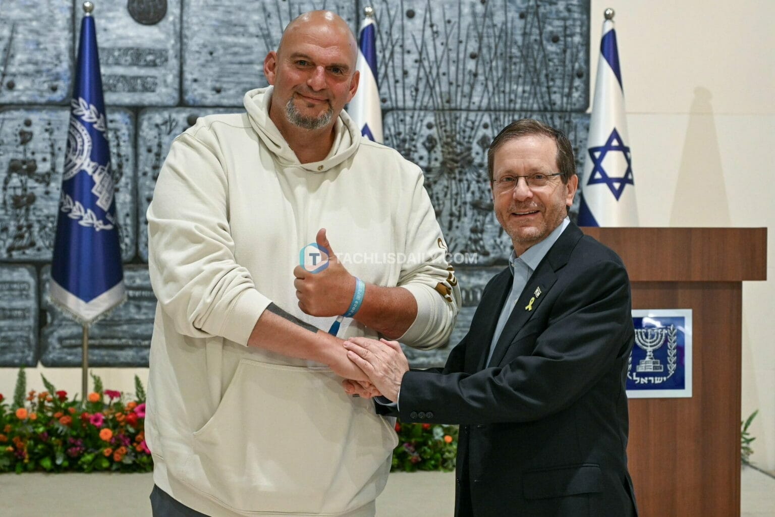 PHOTOS: US Senator John Fetterman Visits Israel - TachlisDaily.com