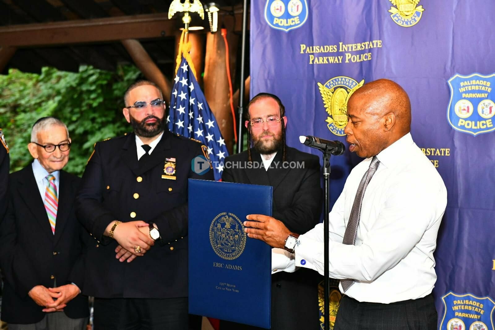 PHOTOS: NYPD Honors Rabbi Abe Friedman for Two Decades of Service ...