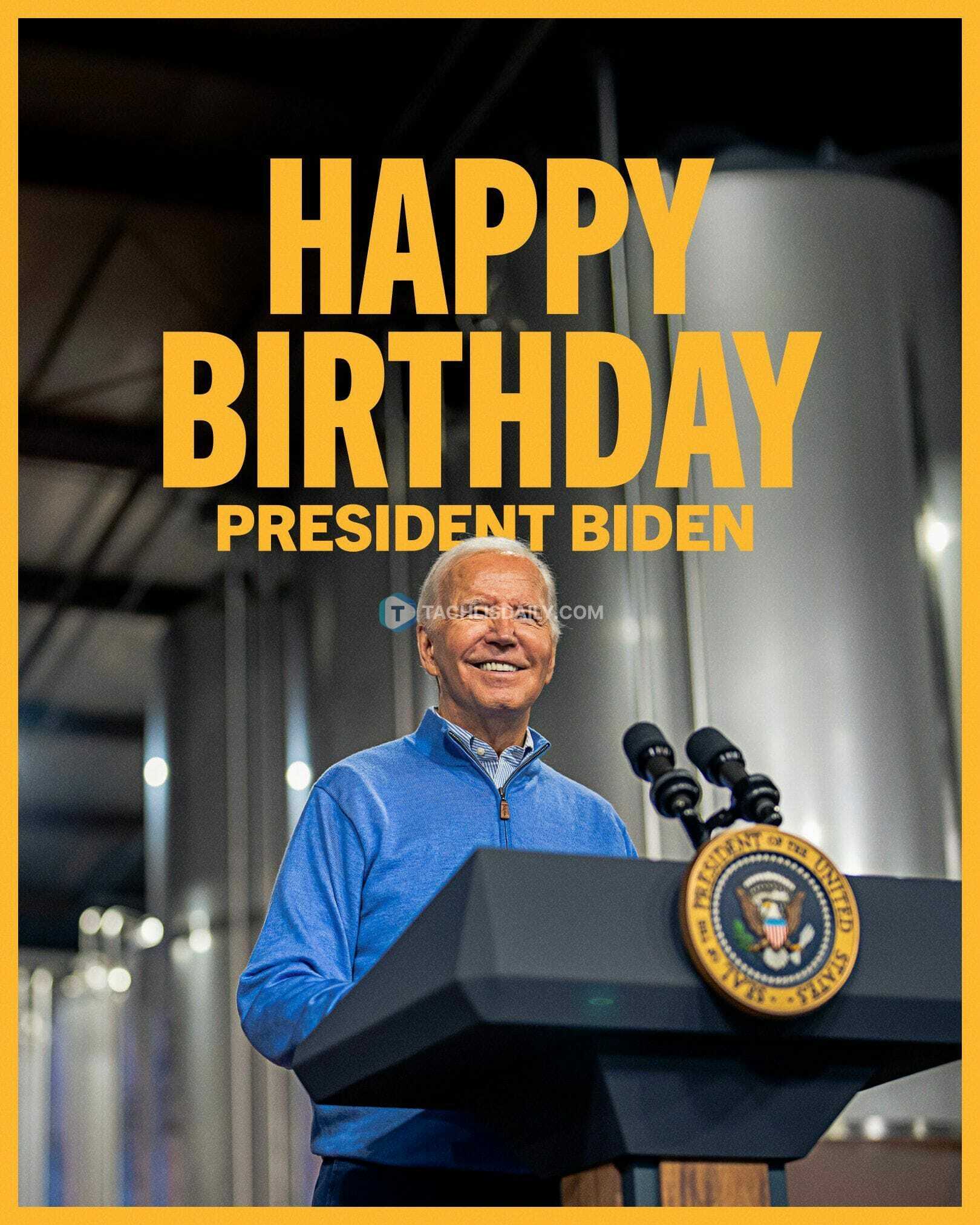 Biden Celebrates 82nd Birthday, Extending Record as Oldest President ...