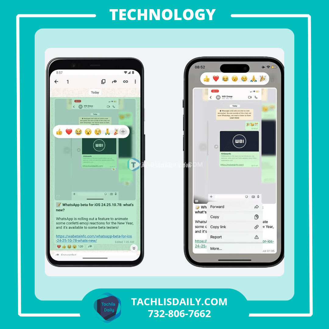 WhatsApp Rolls Out New Emoji Reaction and Scanner Tool - TachlisDaily.com