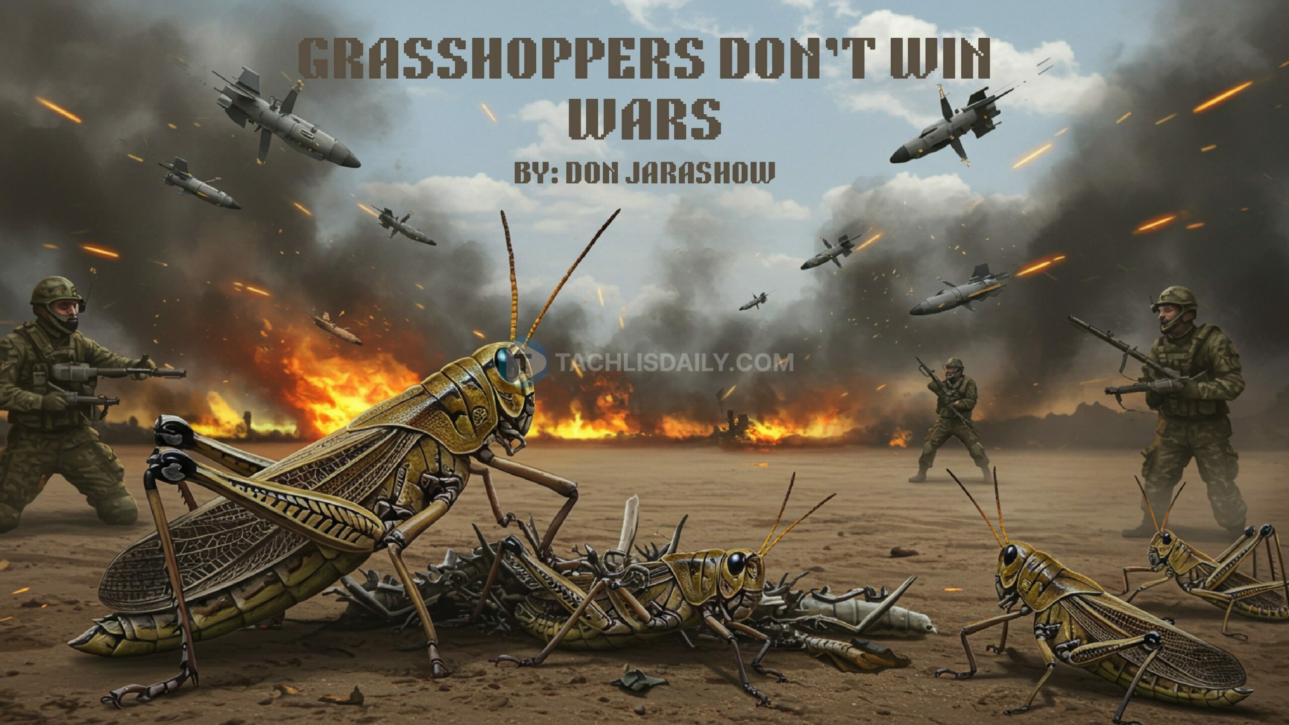WATCH: Grasshoppers Don’t Win Wars | By Rabbi Don Jarashow ...